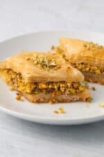 Pistachio Baklava {Super Easy Recipe} - Feel Good Foodie