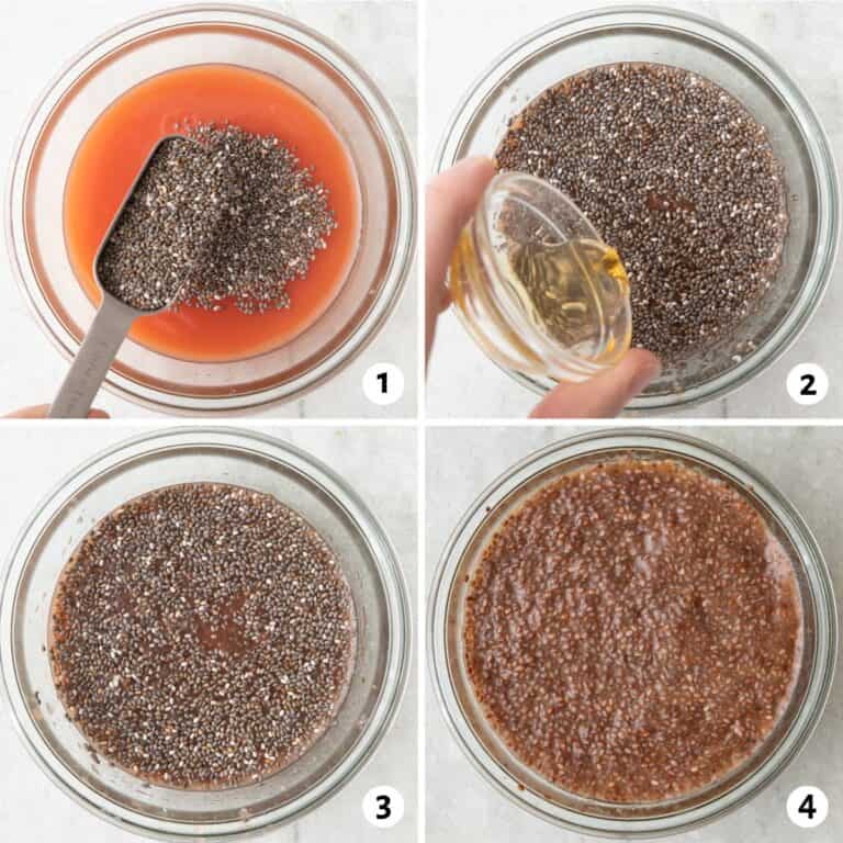 2-Ingredient Chia Seed Jello {Fruit Juice!} - Feel Good Foodie