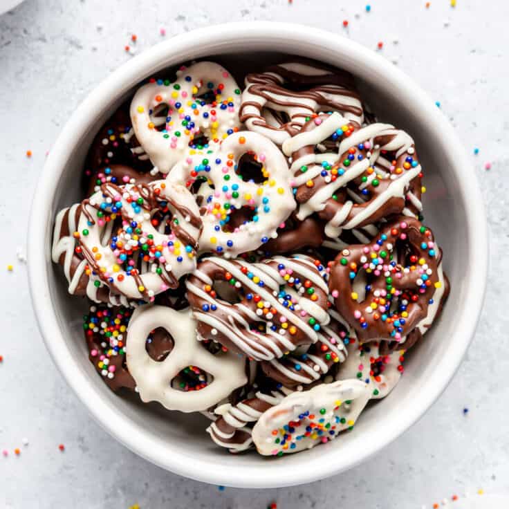 Easy Chocolate Covered Pretzels - Feel Good Foodie