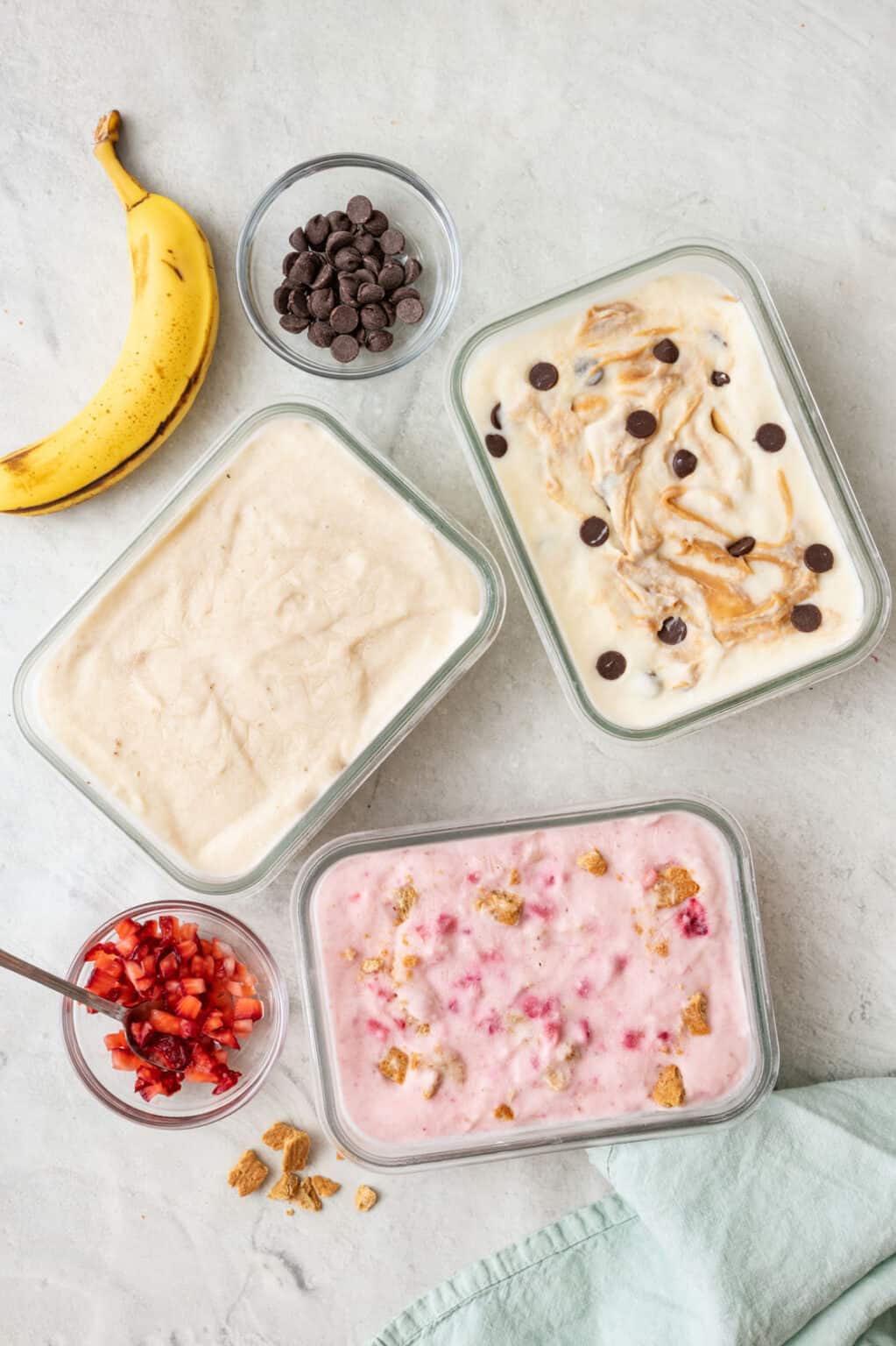 Cottage Cheese Ice Cream {3-Flavors} - Feel Good Foodie
