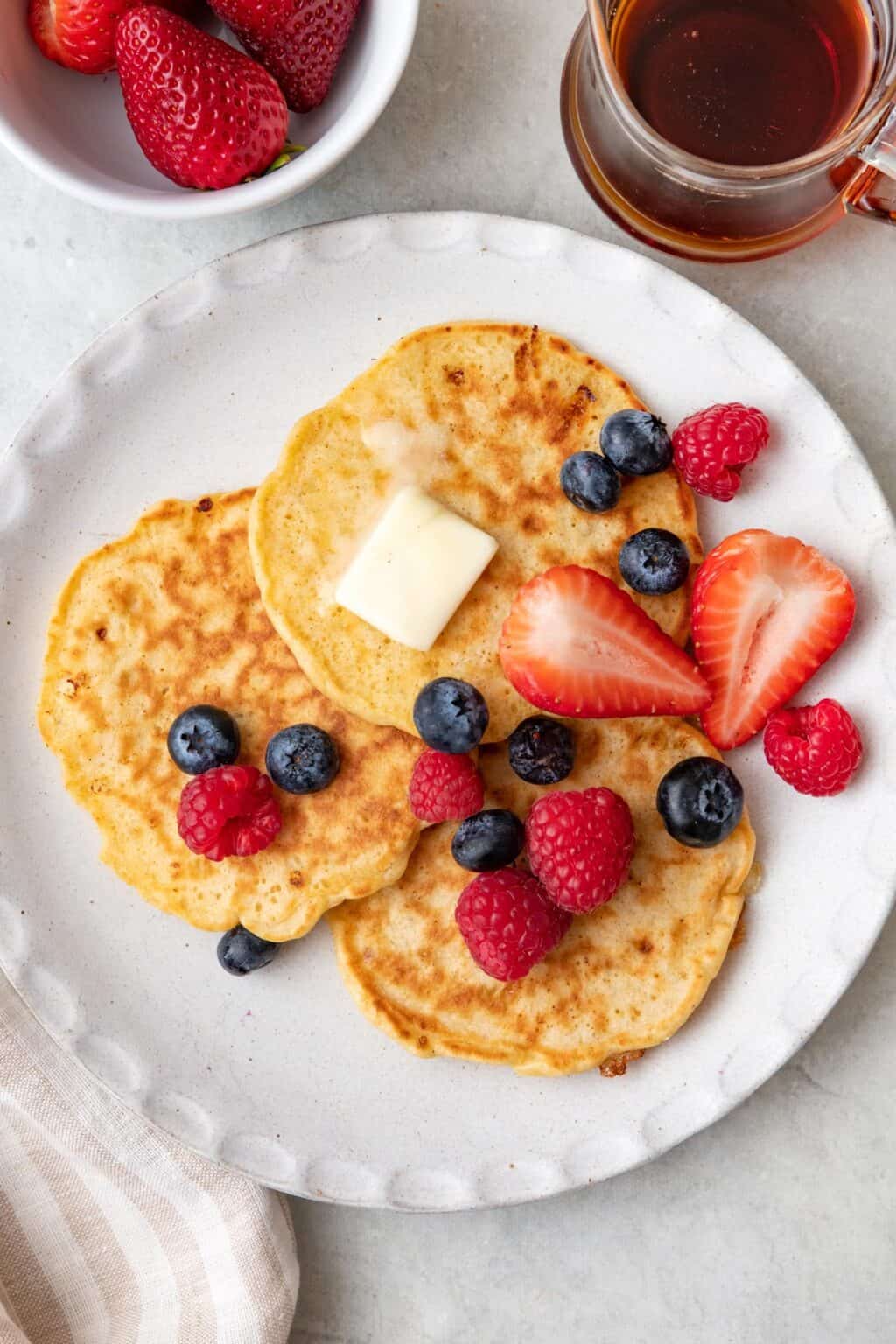 Fluffy Cottage Cheese Pancake Recipe