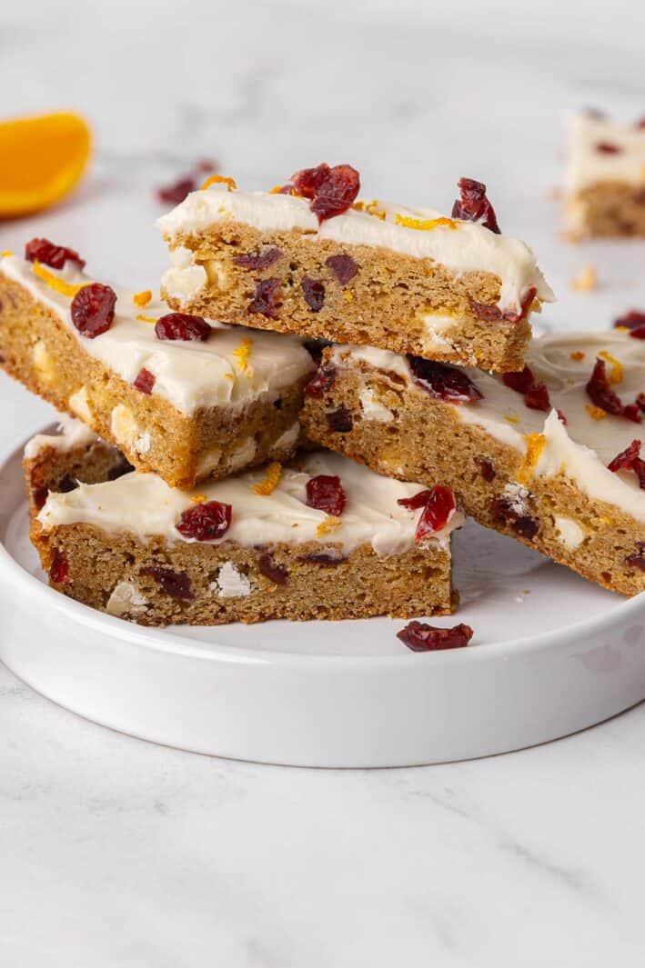 Cranberry Bliss Bars {Better Than Starbucks} - Feel Good Foodie