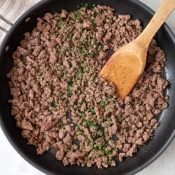 How To Cook and Brown Ground Beef {Hamburger Meat}