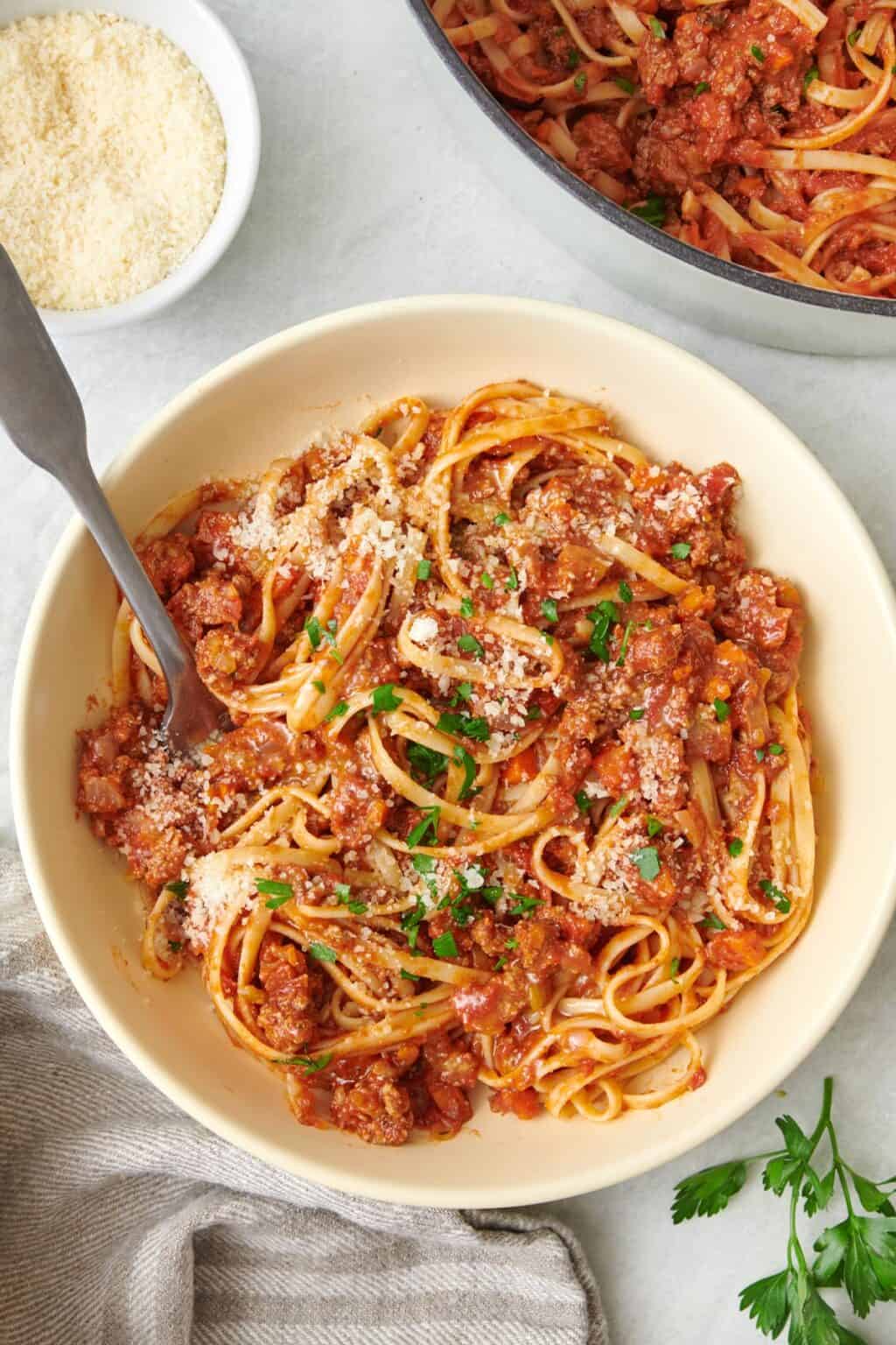 Easy Pasta Bolognese Recipe Made In One Pot