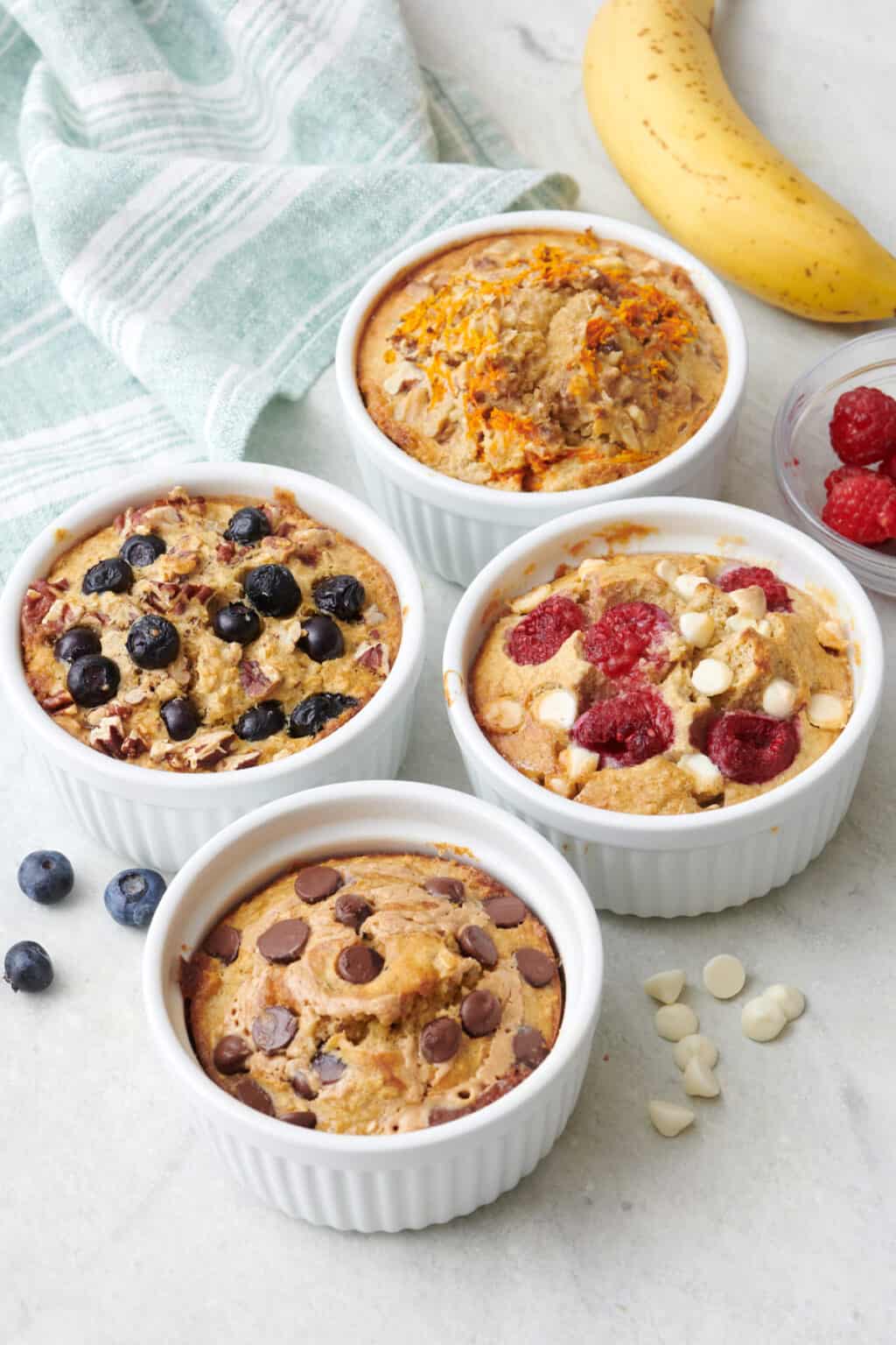 Protein Baked Oats {4 Flavors!} - Feel Good Foodie