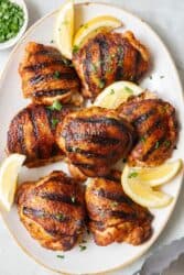 Easy Grilled Chicken Thighs {BBQ Marinade} - Feel Good Foodie