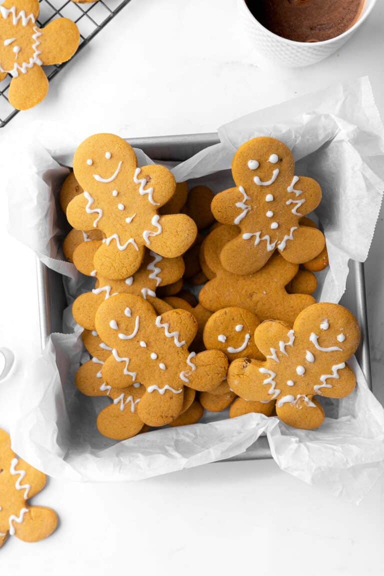 Easy Gingerbread Cookies {With Frosting Recipe!} - Feel Good Foodie