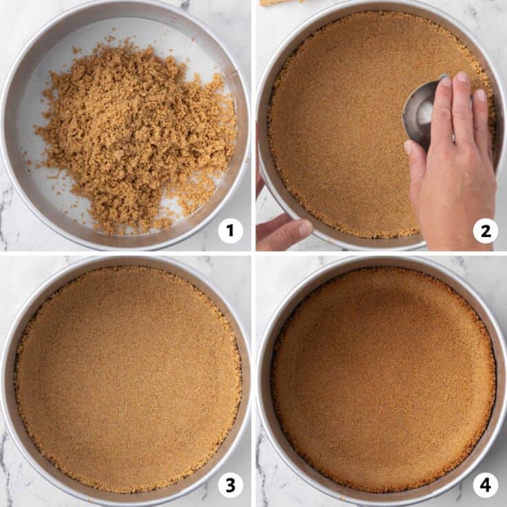 Easy Graham Cracker Crust {2-Ways!} - Feel Good Foodie