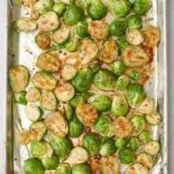 Easy Roasted Balsamic Brussel Sprout