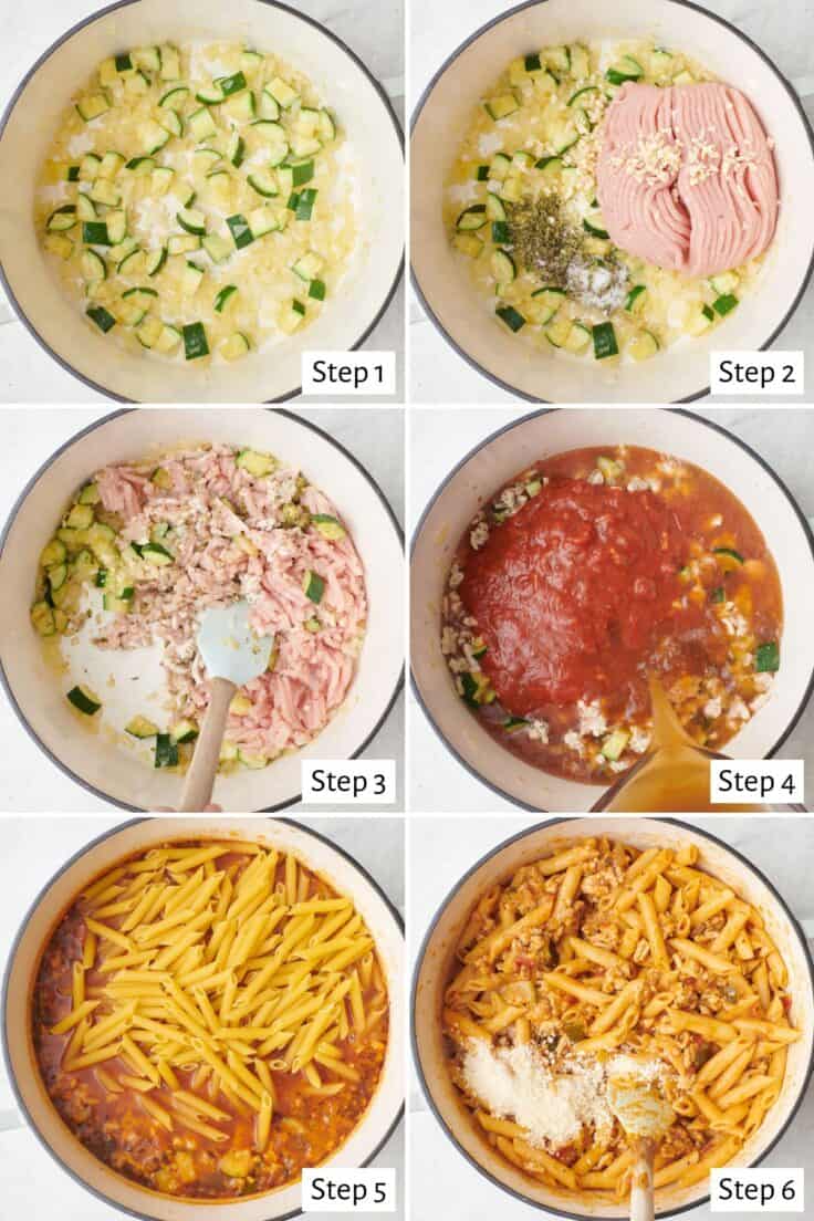 Easy Turkey Pasta {One Pot Recipe} - Feel Good Foodie