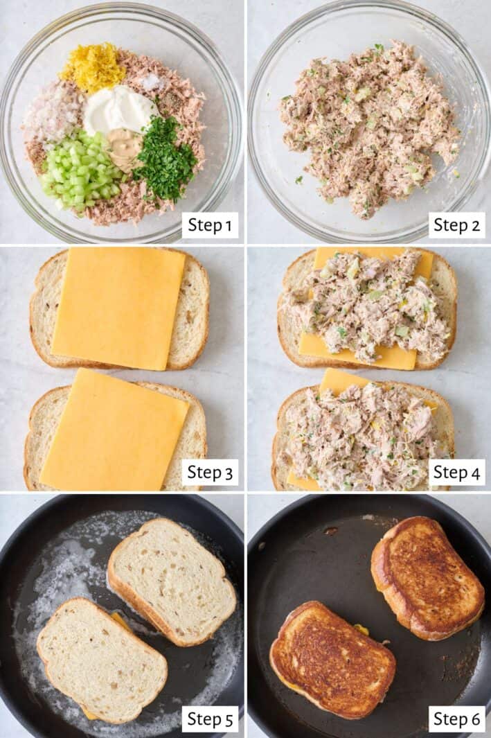 Easy Tuna Melt Recipe {No Mayo!} - Feel Good Foodie