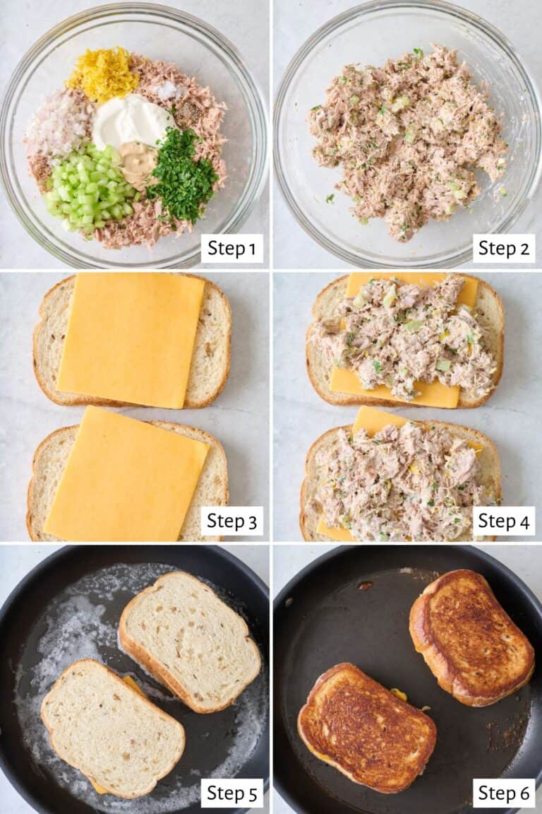 Easy Tuna Melt Recipe {No Mayo!} - Feel Good Foodie