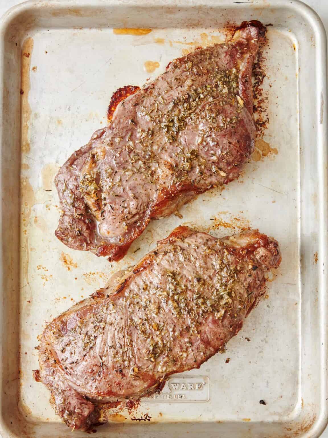 How to Cook Steak in the Oven (Sheet Pan or Skillet)