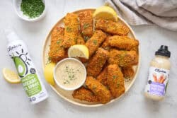 Crispy Salmon Fish Sticks