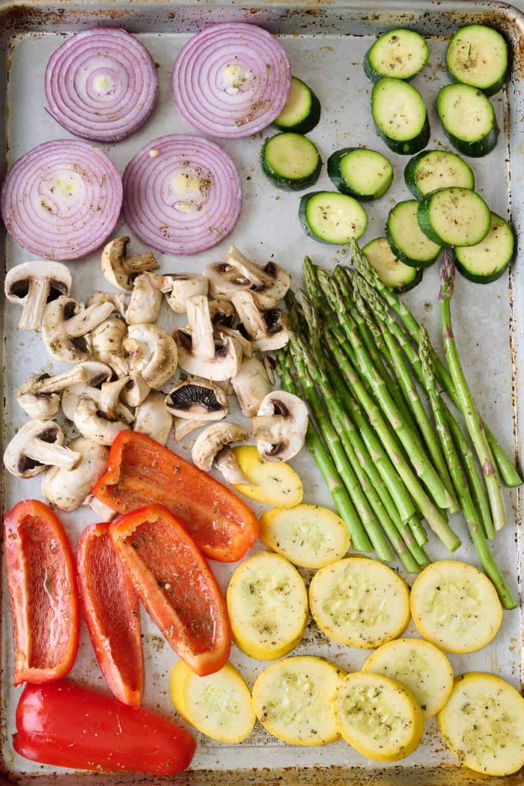 Mixed Grilled Vegetable Recipe (Asparagus, Zucchini, and More)