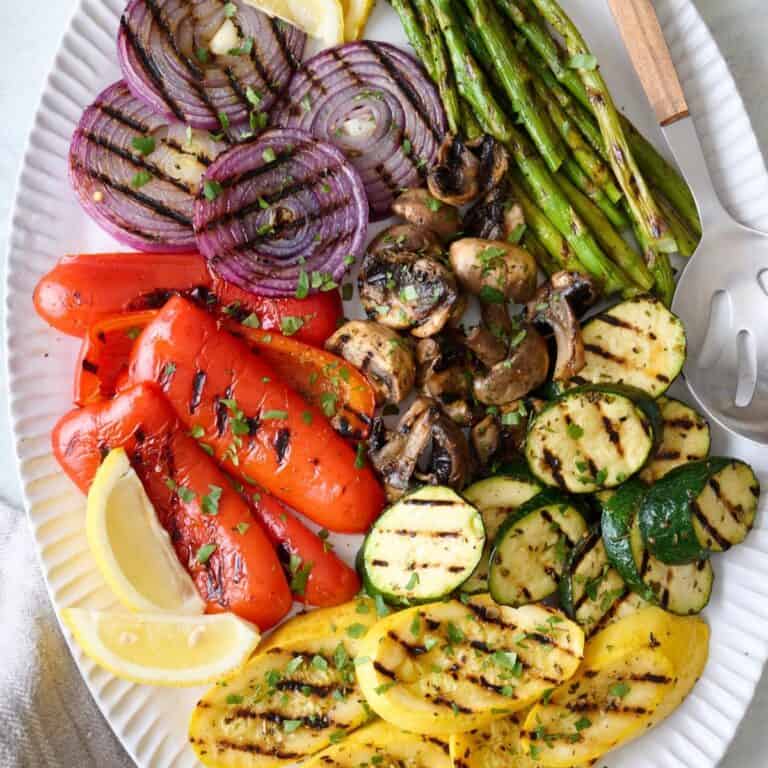 Mixed Grilled Vegetable Recipe (Asparagus, Zucchini, and More)