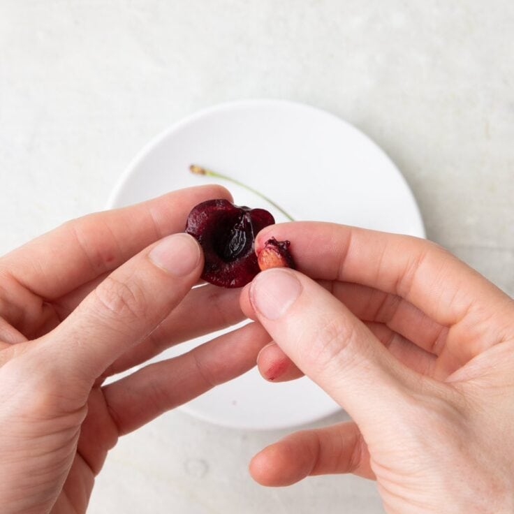 How to Pit Cherries {Without A Cherry Pitter}