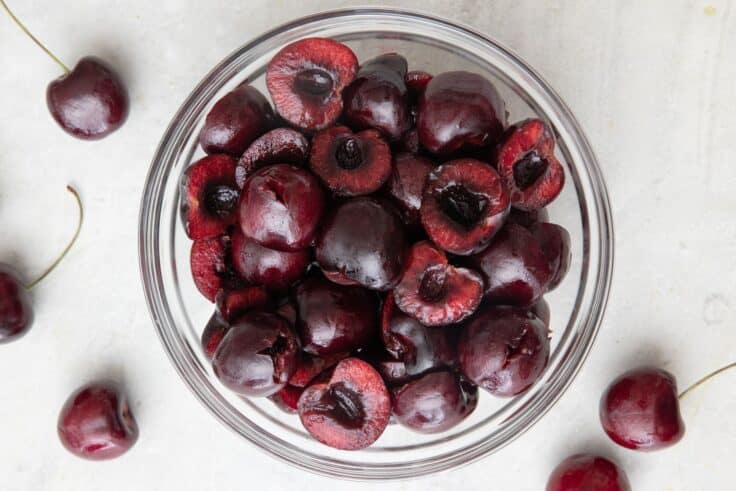 How to Pit Cherries {Without A Cherry Pitter}