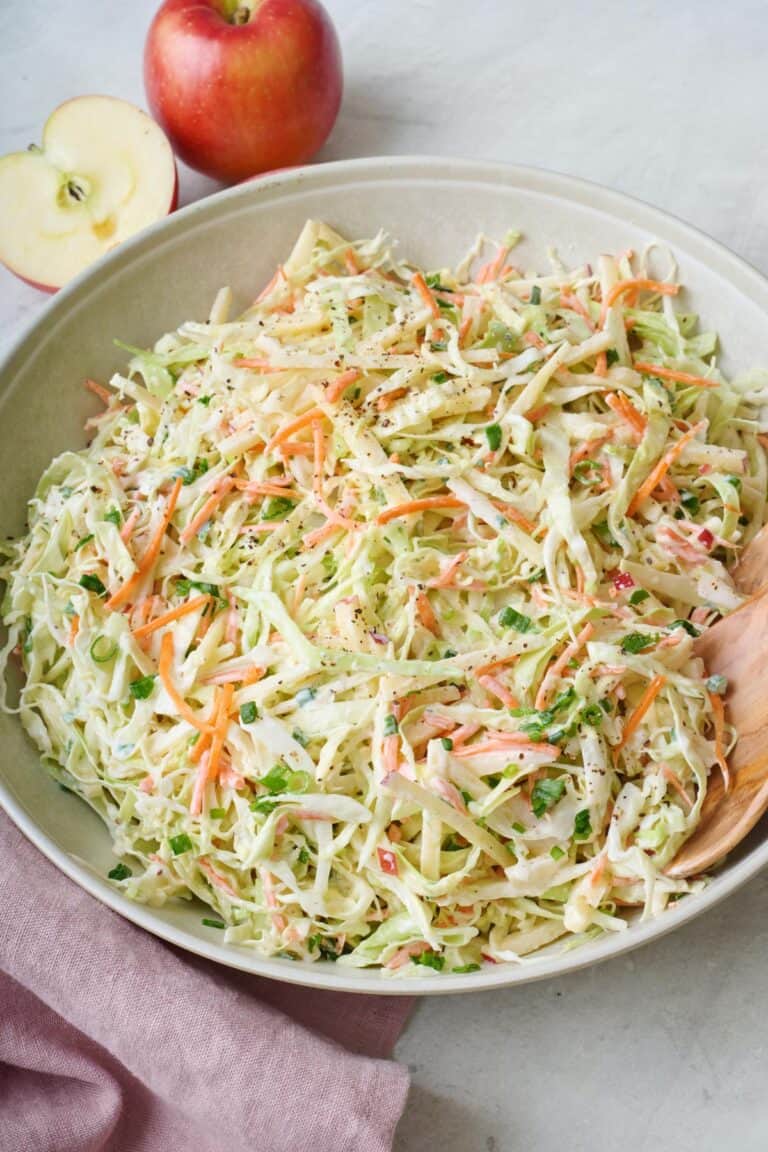 Apple Slaw Recipe with Greek Yogurt