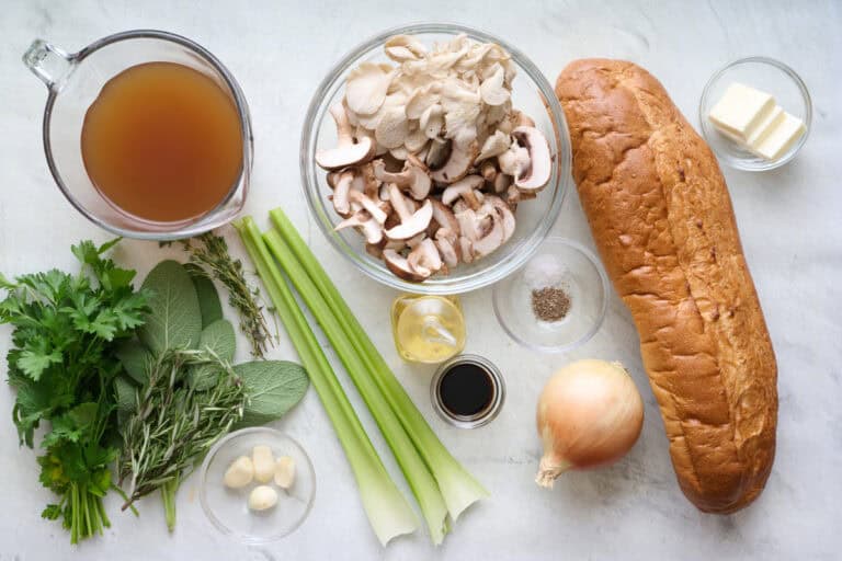 The Best Mushroom Stuffing Recipe (3 Types of Mushrooms)