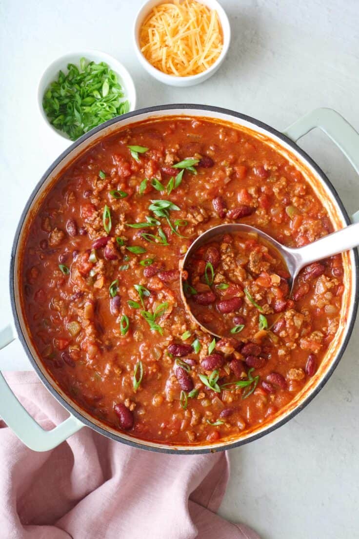 Low Effort Beef Chili - Feel Good Foodie
