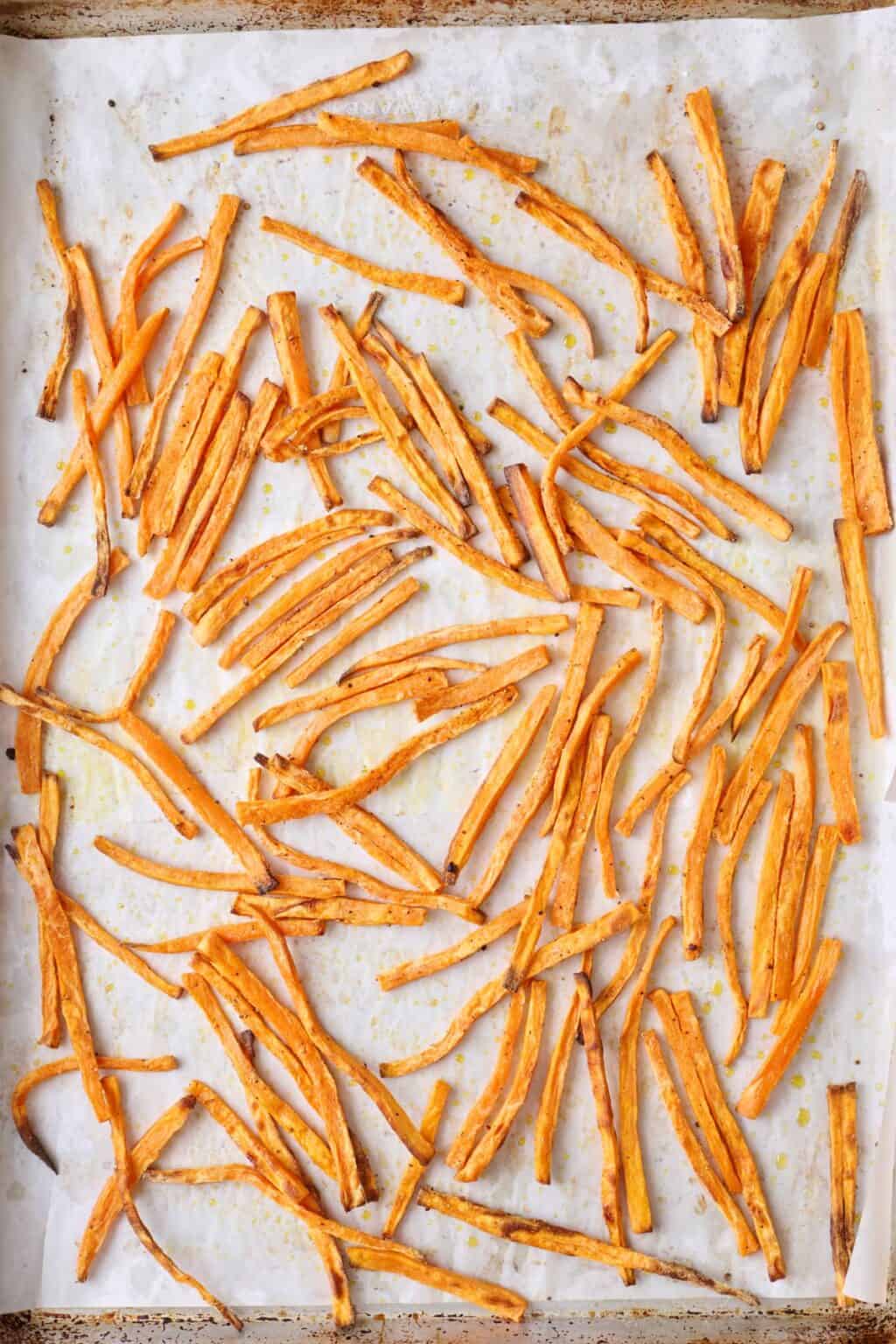 Easy Baked Sweet Potato Fries Recipe Extra Crispy