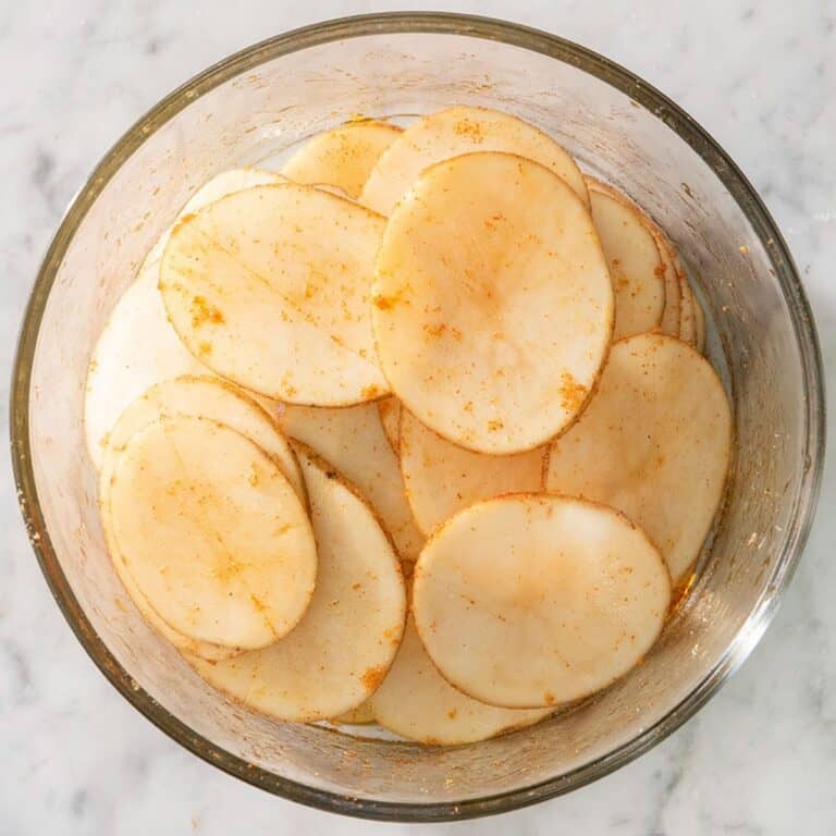 Oven Baked Potato Chips {Easy Recipe} - Feel Good Foodie