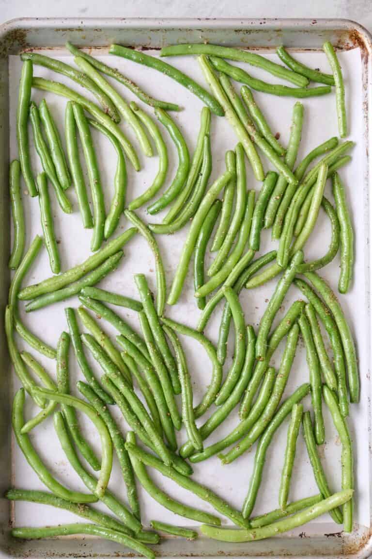 Simple Roasted Green Beans - Feel Good Foodie