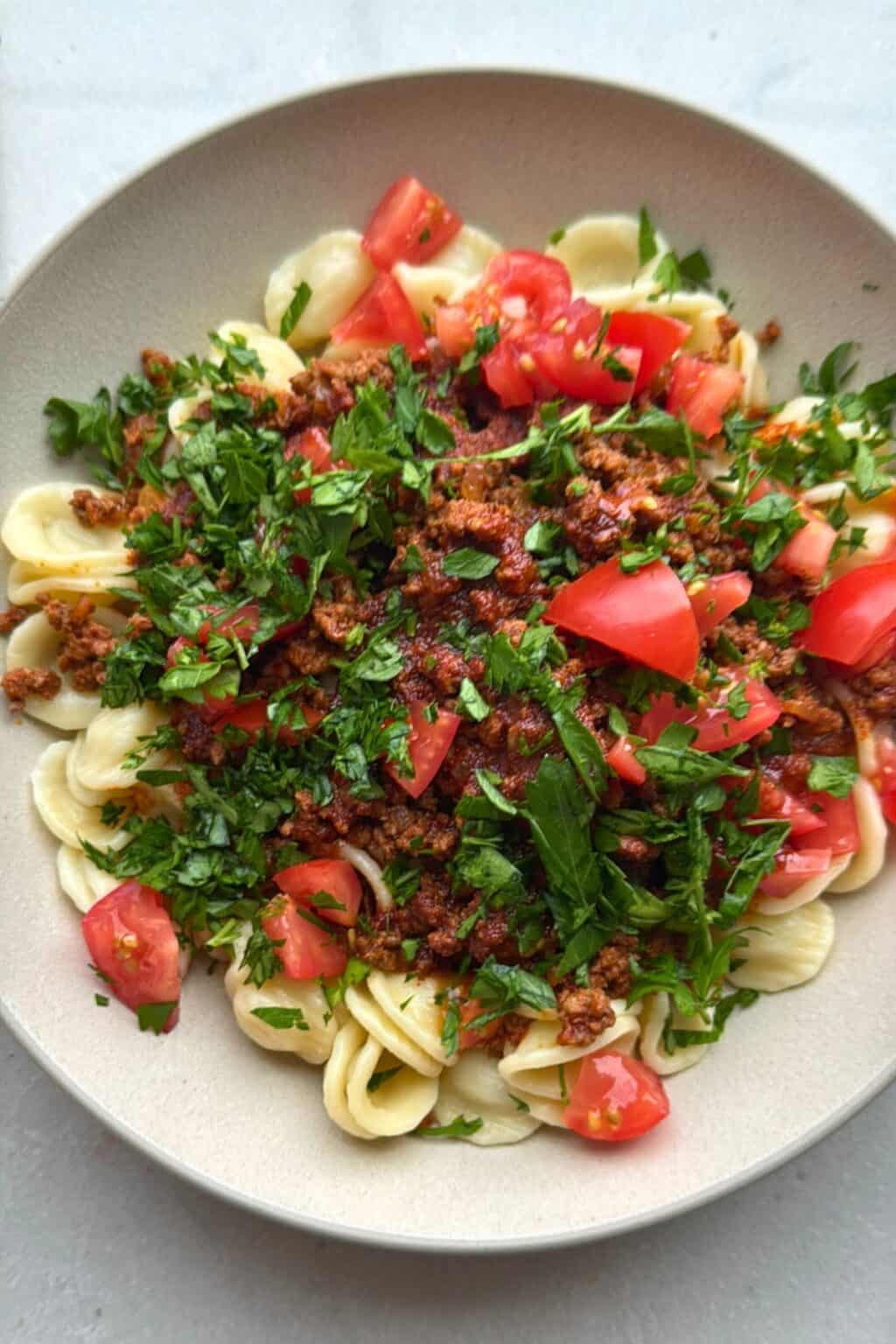 Turkish Pasta - Feel Good Foodie