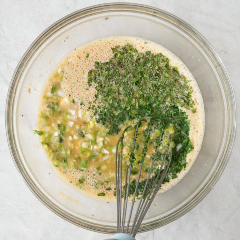 Lebanese Omelette {Authentic Ejjeh Recipe} - Feel Good Foodie