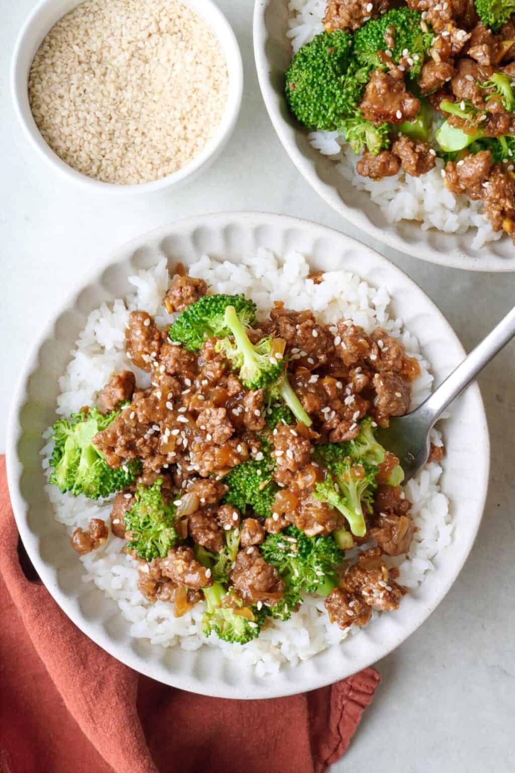 Simply the Best Ground Beef and Broccoli - Feel Good Foodie