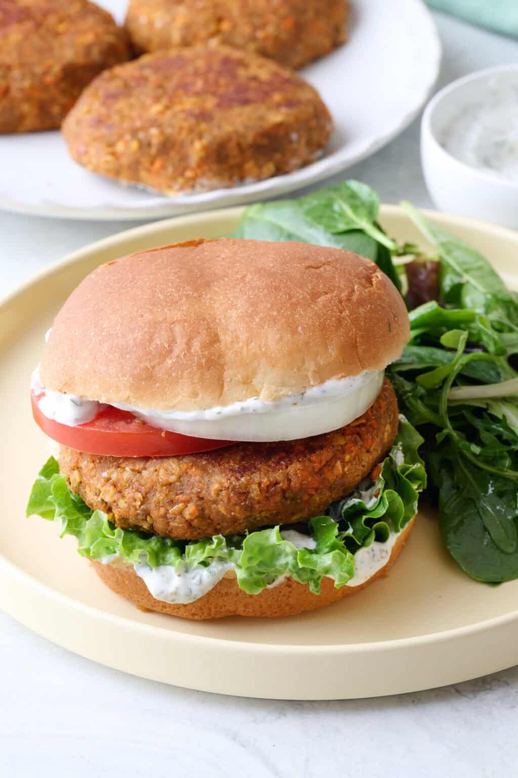 Lentil Burgers With Real Flavor