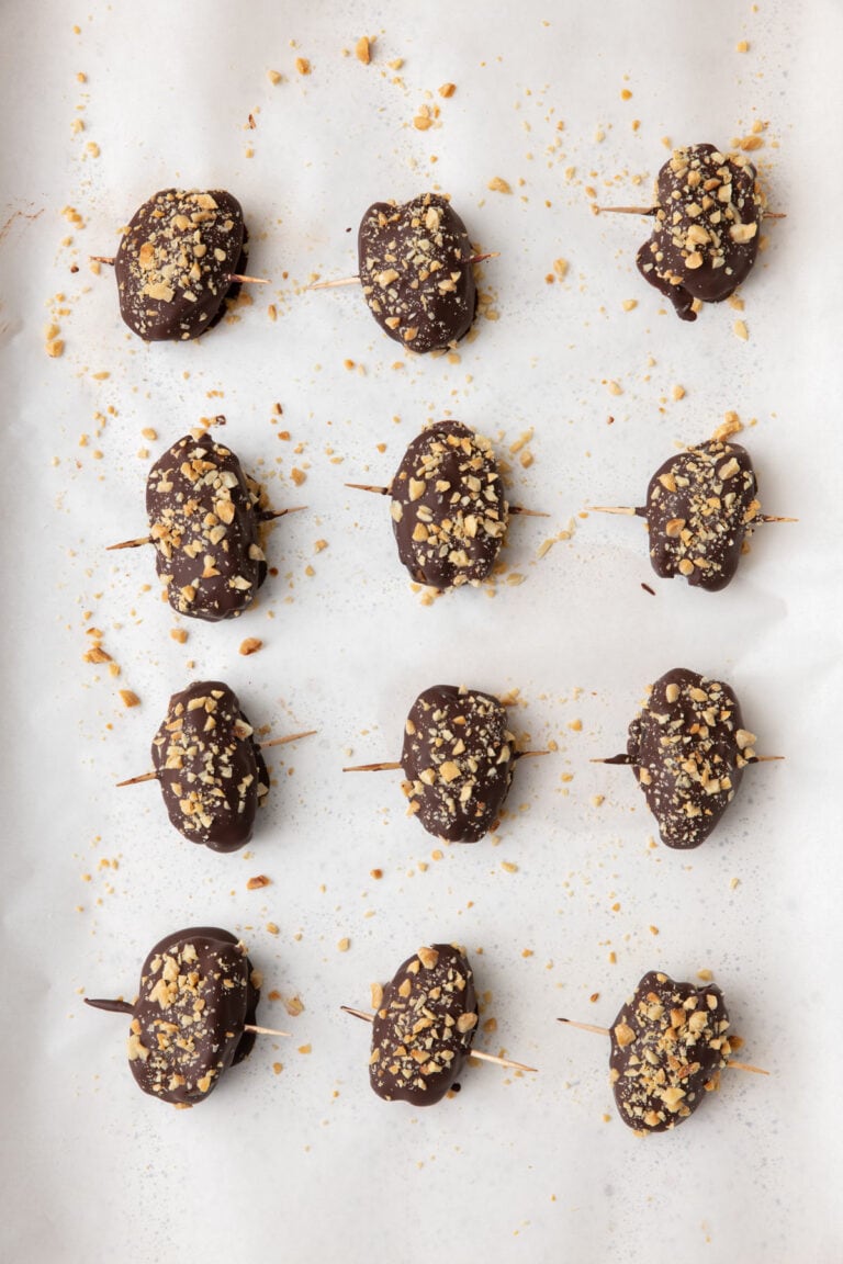 4 Ingredient Date Snickers {TikTok Recipe} - Feel Good Foodie