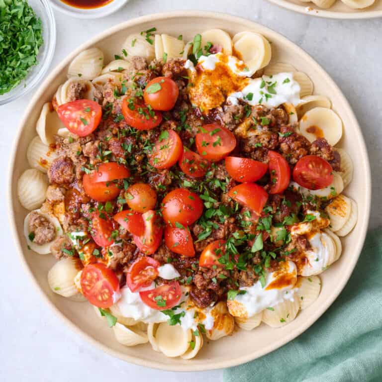 Easy Turkish Pasta Viral Recipe