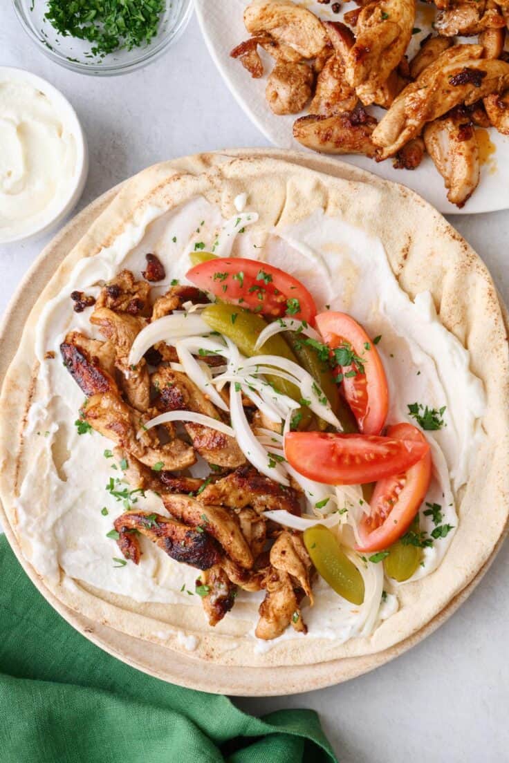 Authentic Middle Eastern Chicken Shawarma Recipe
