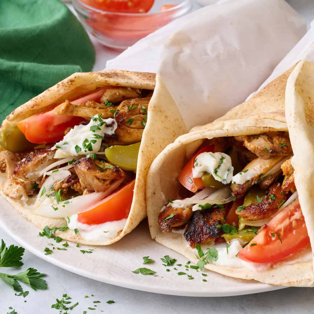 Authentic Middle Eastern Chicken Shawarma Recipe Authentic Middle Eastern Chicken Shawarma Recipe