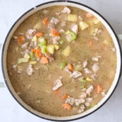 One Pot Creamy Chicken Stew Recipe