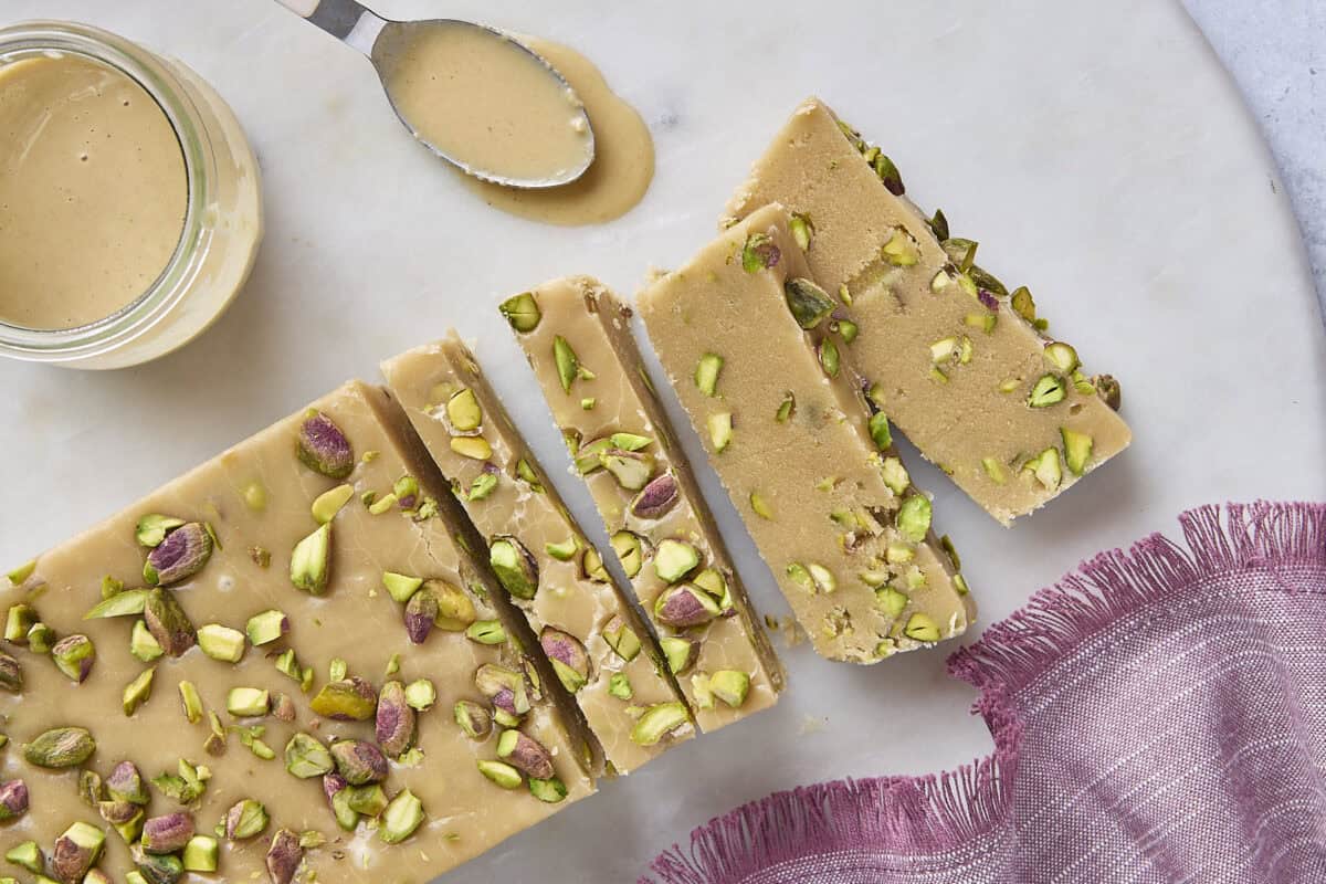 Homemade Halva with Pistachios