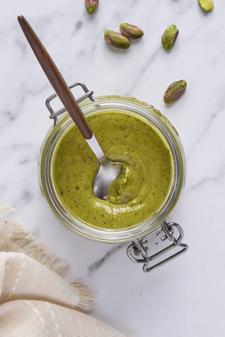 Homemade Pistachio Cream 4 Ingredients