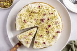 Moist Pistachio Cake From Scratch (No-Dye!)