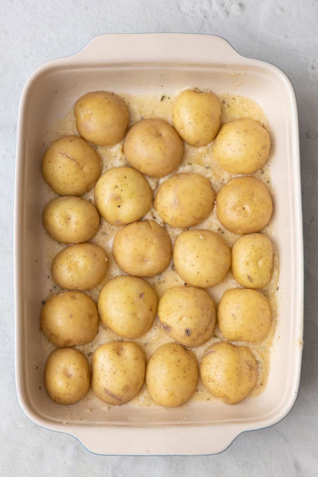 Crispy Roasted Parmesan Potatoes Recipe Parm Baked in!