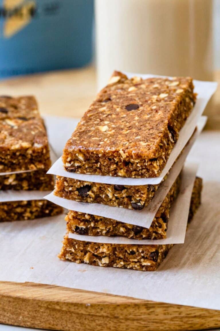 EASY Vegan Protein Bar Recipe 13g of Protein Per Bar