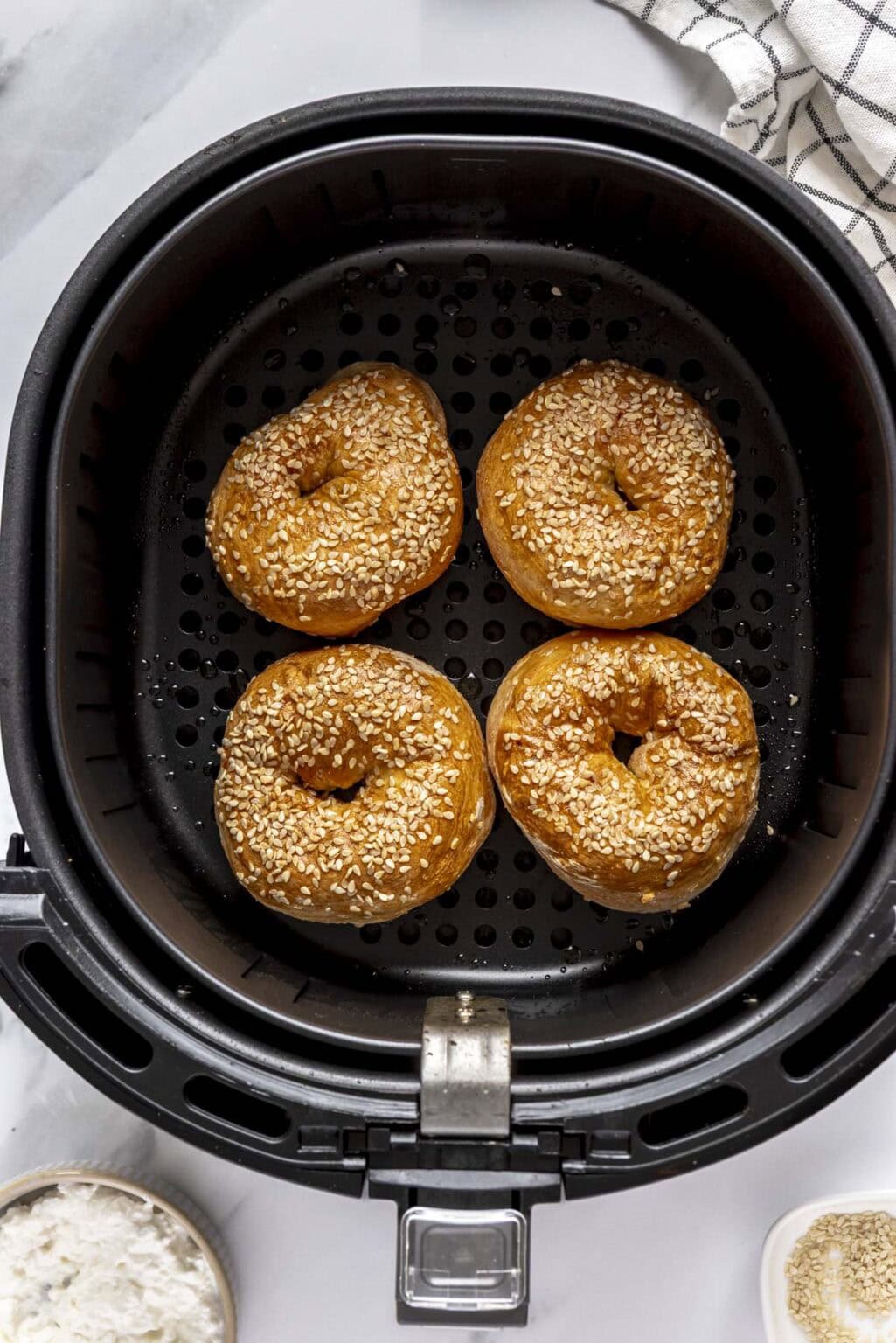 Cottage Cheese High Protein Bagels 2 Ways to Cook!