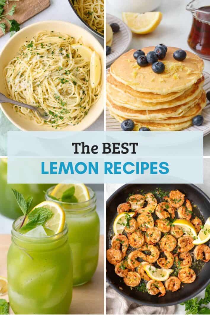 70 Recipes To Use Up Lemons Sweet and Savory