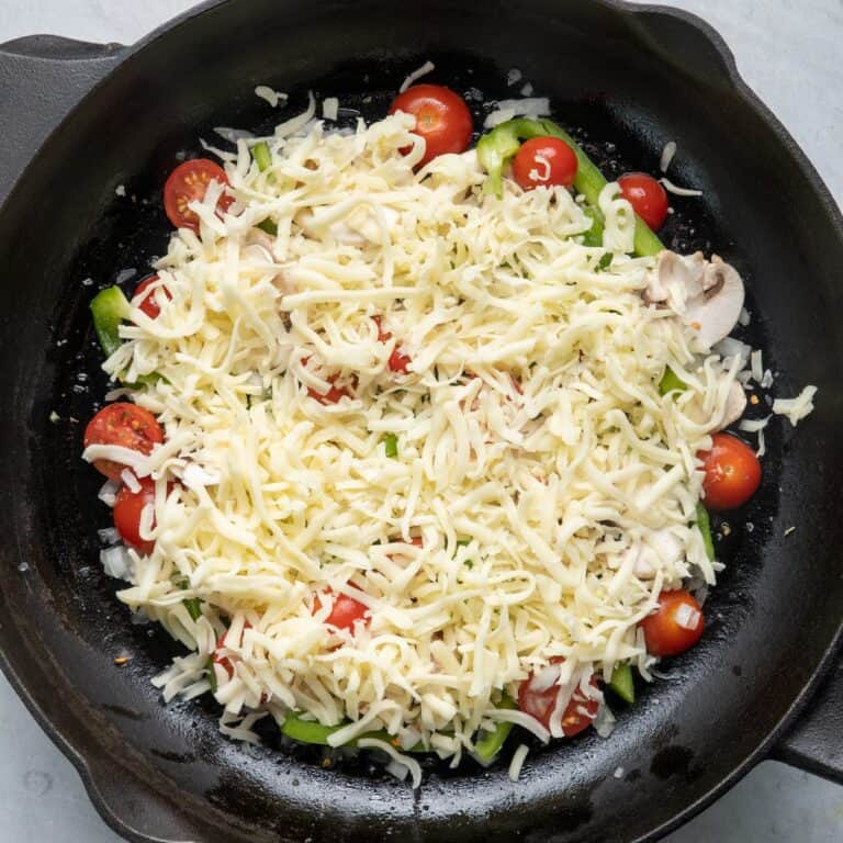 Upside Down Pizza {Deep Dish Style} - Feel Good Foodie