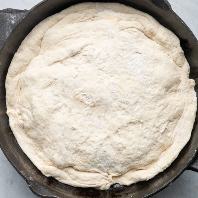 Upside Down Pizza {Deep Dish Style} - Feel Good Foodie