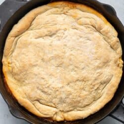 Upside Down Pizza {Deep Dish Style} - Feel Good Foodie