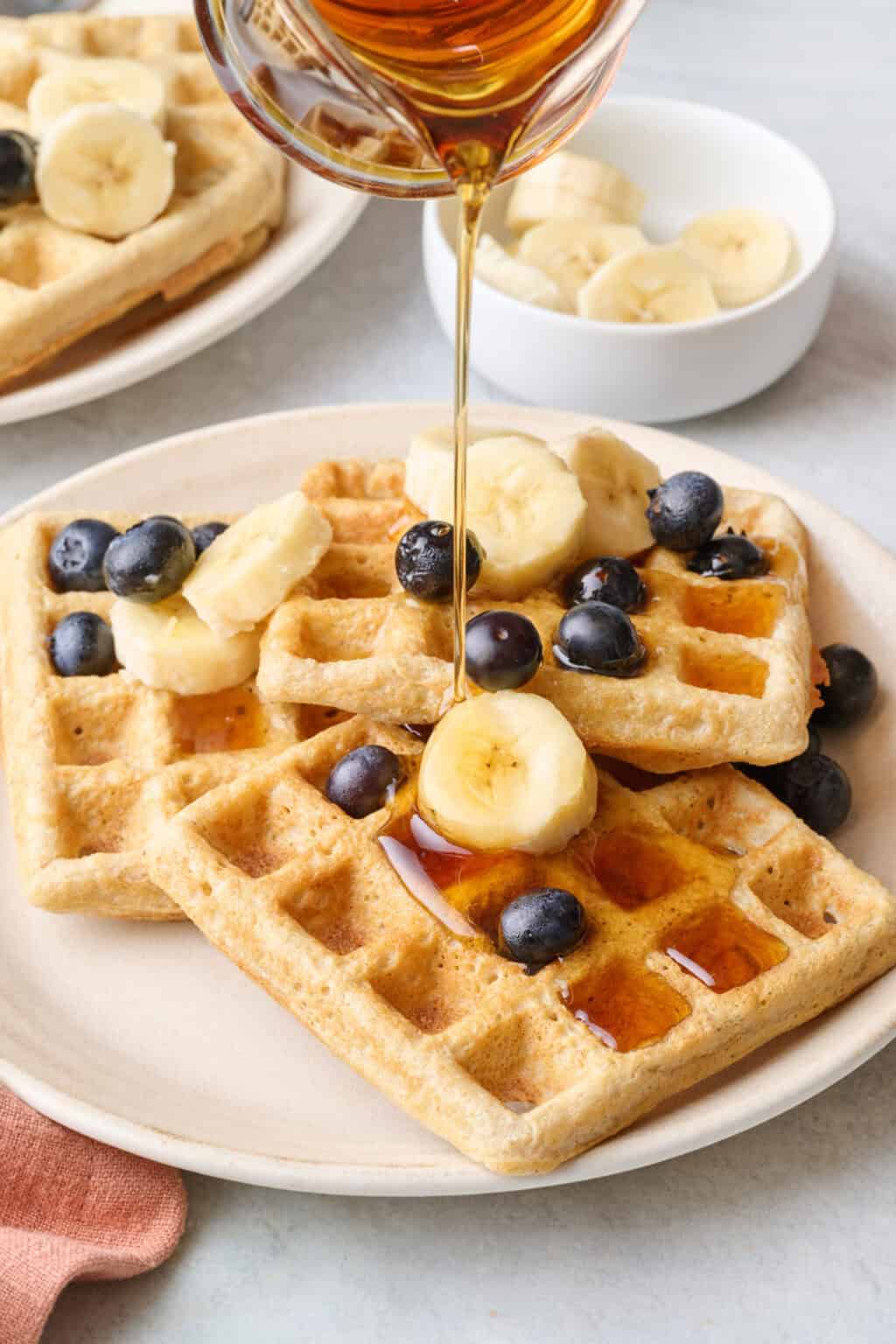 Easy Oatmeal Waffles