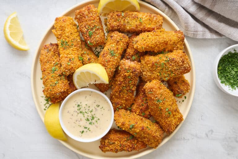 Crispy Salmon Fish Sticks