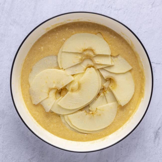 Invisible Apple Cake Recipe with Honeycrisp Apples